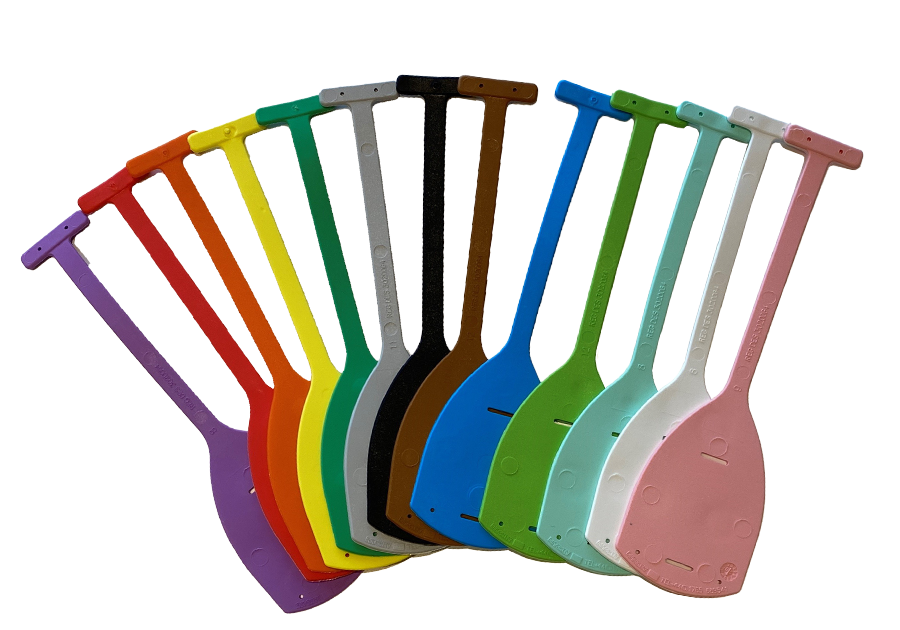 Tie tag, kort blank 10 stk. - Allflex